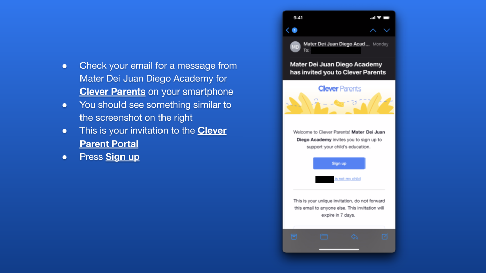 Clever Parent Portal: Logging Your Student In – Mater Dei ZenDesk